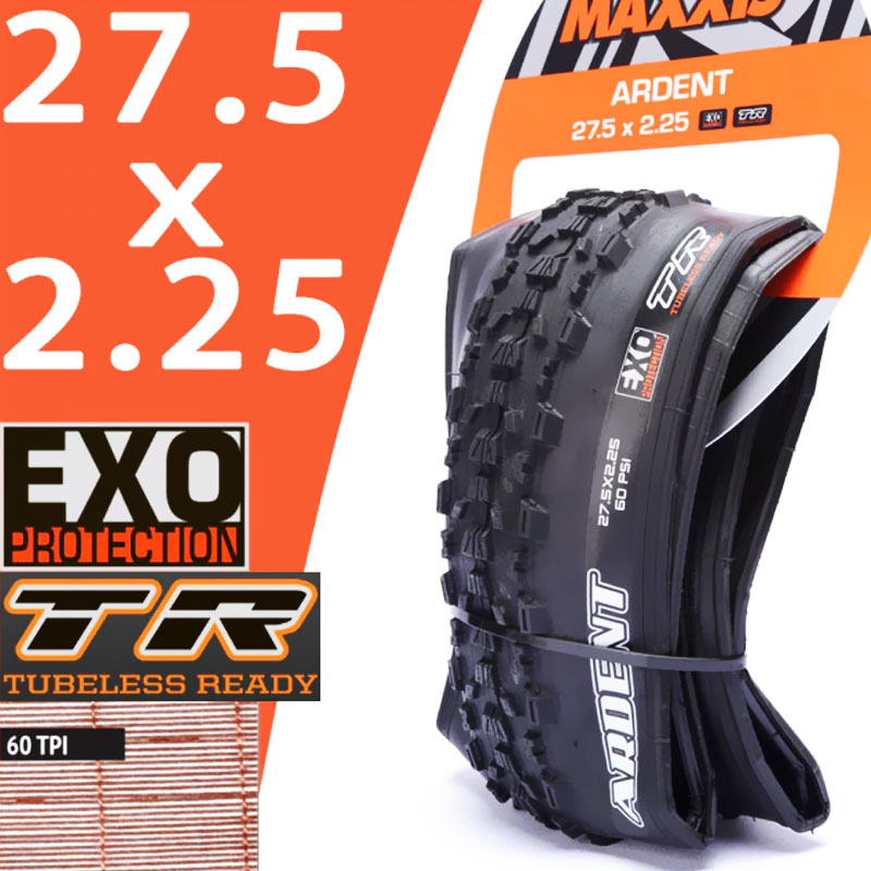 LLANTA MAXXIS MTB ARDENT 27.5X2.25 EXO/TR 60TPI | KEVLAR 03800603 » Babylon Imports Bike Official