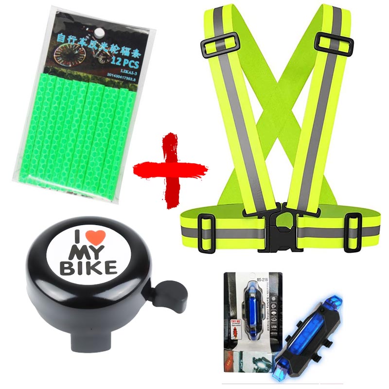 KIT SEGURIDAD PARA CICLISTAS COMBO 4 PCS » Babylon Imports Perú