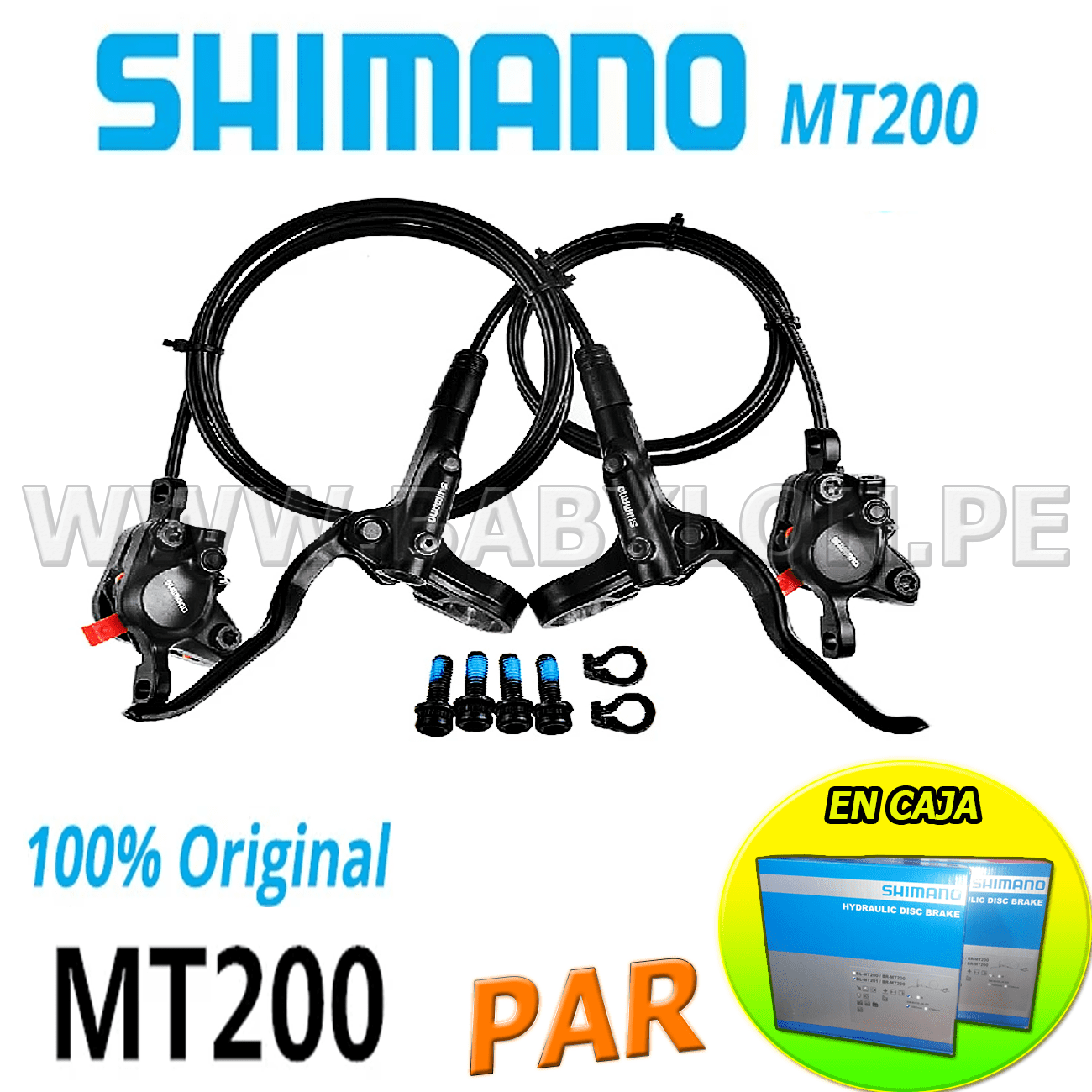 SET SHIMANO MT200 FRENOS HIDRAULICO 100% ORIGINAL » Babylon Imports Bike Official