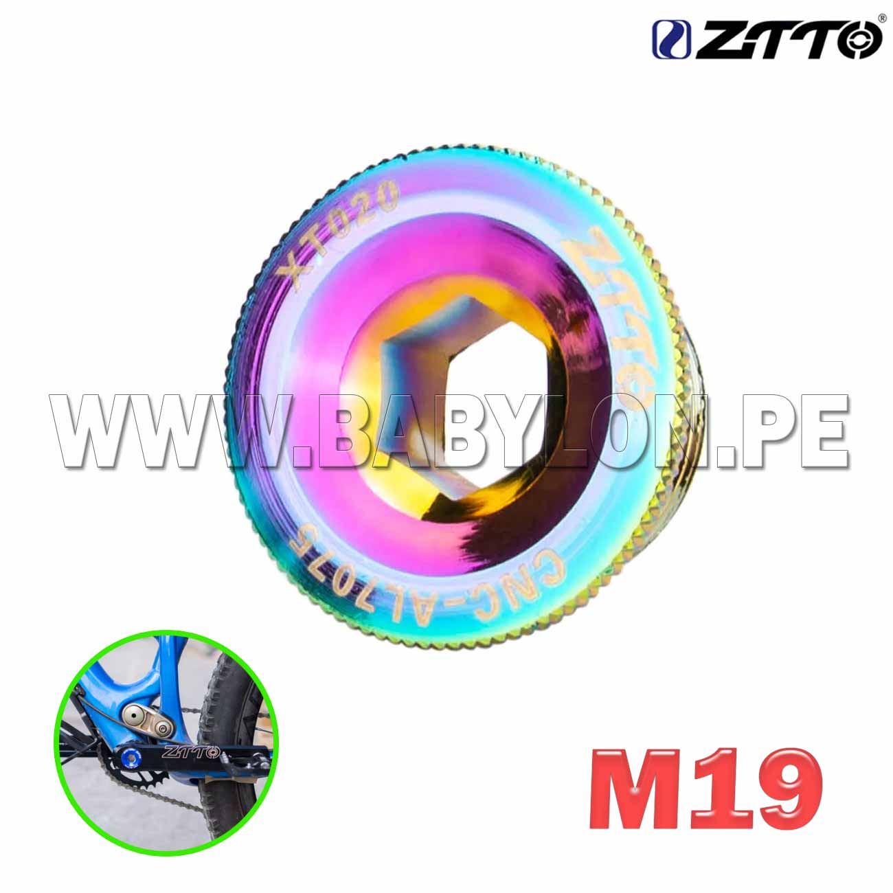 TAPA PARA MONOPLATO ZTTO M19 CNC ALUMINIO | TORNASOL (1 IND) TAPON » Babylon Imports Bike Official