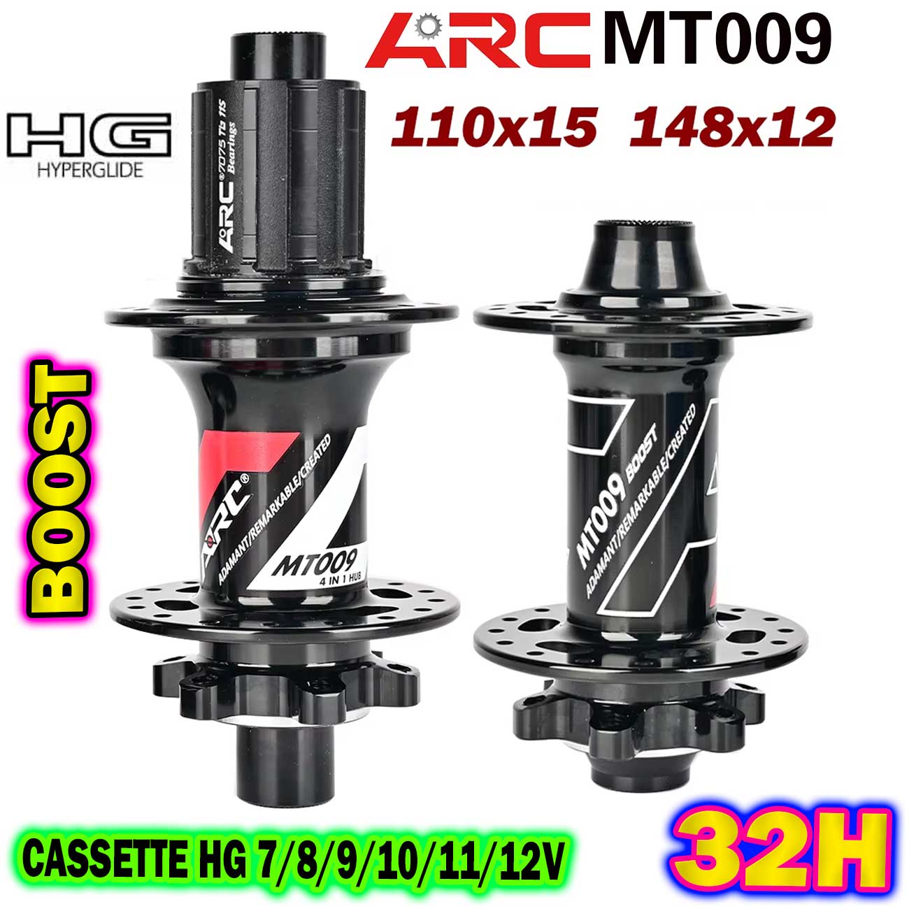 Para Maza ARC MT 009 BOOST 15x110mm 12x148mm HG CASSETTE | 32H » Babylon Imports Bike Official